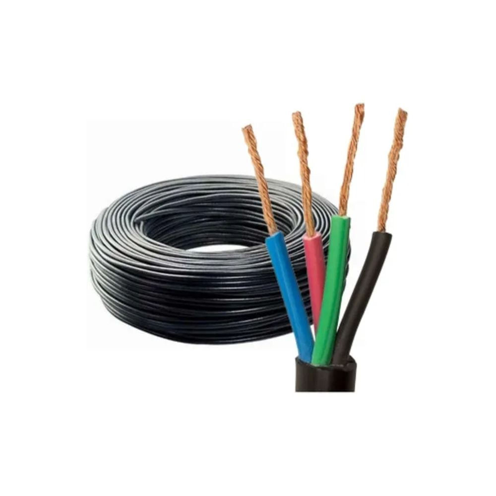 Cabo Fio PP 4x1.5mm - 1 Metro Linear - Babá Materiais de Construção