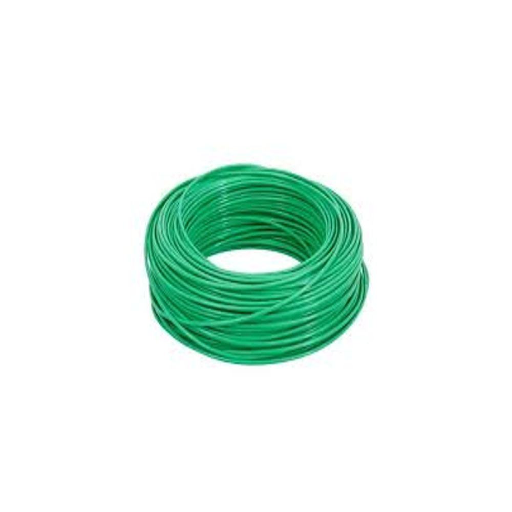 Cabo Fio Flexivel 4mm Verde - 1 Metro Linear - Babá Materiais de Construção