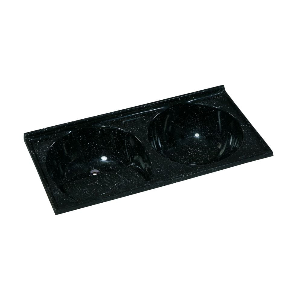 Tanque Duplo 1,38 mts x 69 cm Preto A.J. Rorato - Babá Materiais de ...