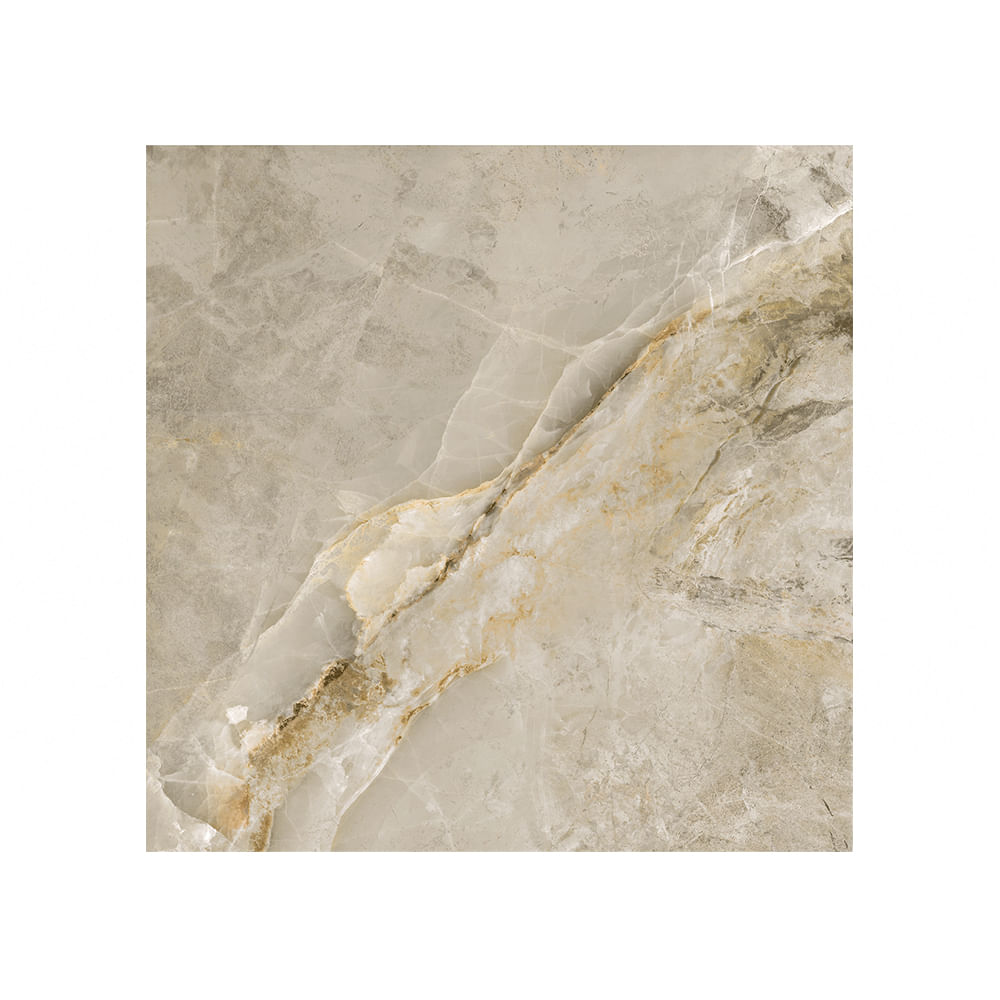 Piso 81 x 81 cm Polido Retificado Semi Gress Oasis 112550115 Ceral ...