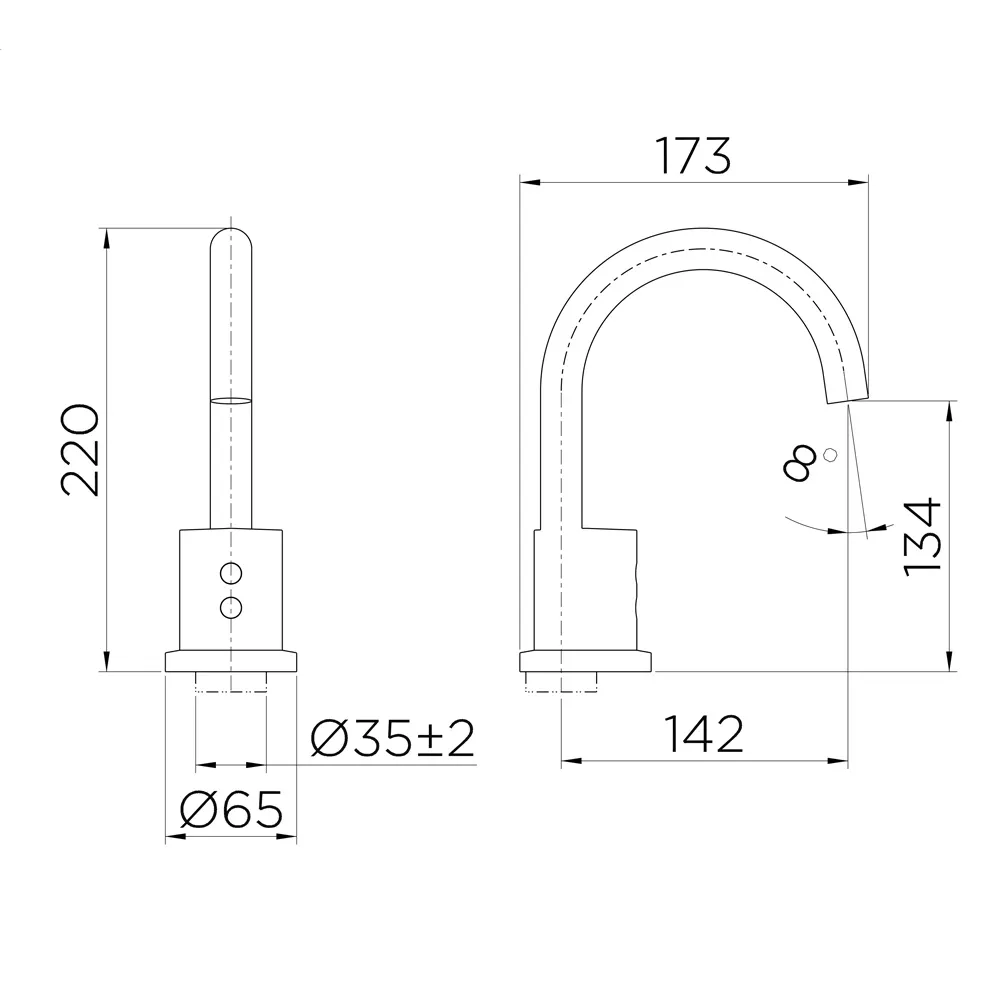 Torneira Bica Alta para Banheiro Eletric com Sensor 00218106 Docol ...